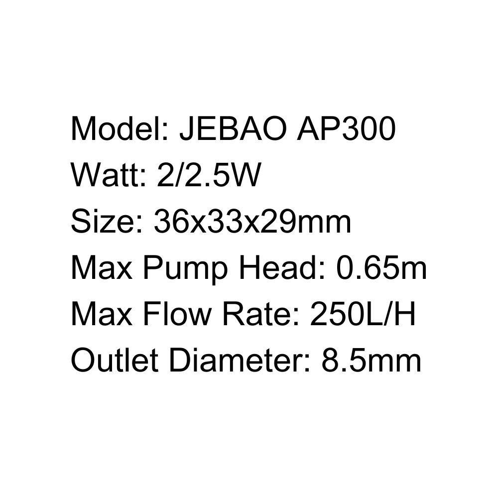 JEBAO Submersible Pump - WP Series Your One-Stop Shop for Artificial ...