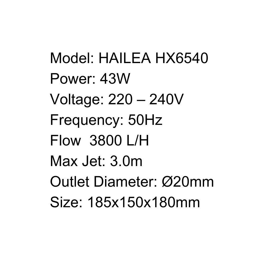 HAILEA Submersible Pump – HX Series Your One-Stop Shop for Artificial ...