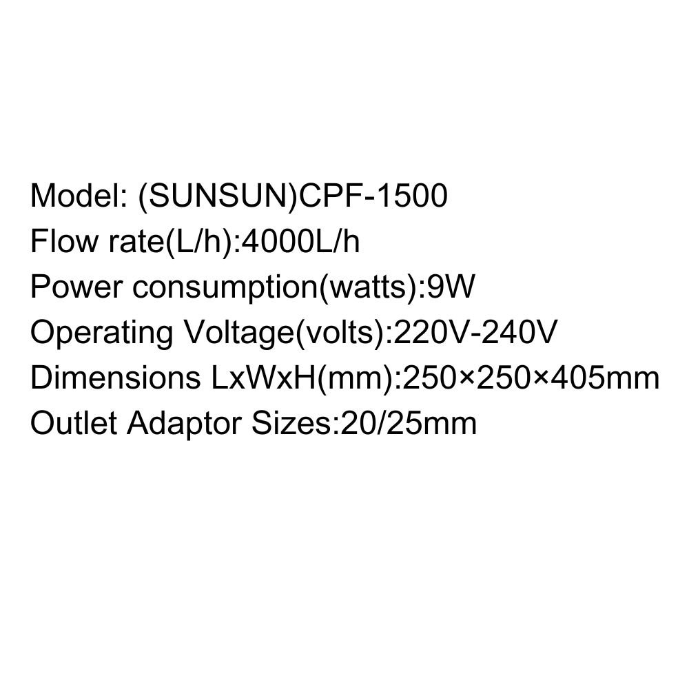 SUNSUN Pond Filter – CPF Series Your One-Stop Shop for Artificial Grass ...