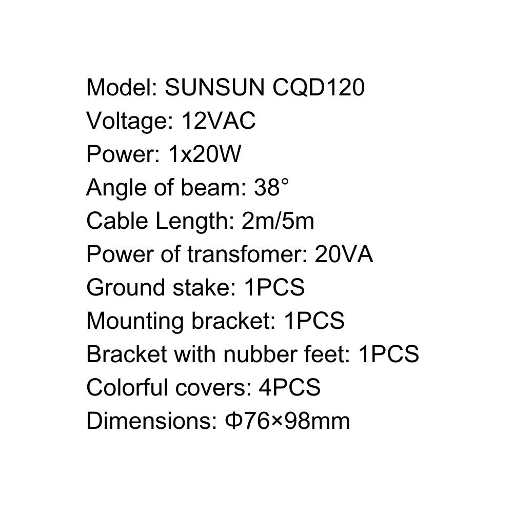 SUNSUN Underwater Light - CQD Series Your One-Stop Shop for Artificial Grass, Composite Decking ...