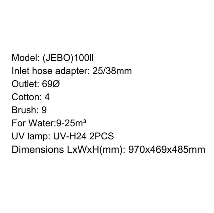 JEBO Pond Filter - 100 Series Your One-Stop Shop for Artificial Grass ...